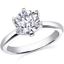 Elegant Touch 2 pcs Women's Round Brilliant Round Cut Diamond Solitaire Ring with Guard Enhancer Engagement,Wedding Rings Set (6.5)