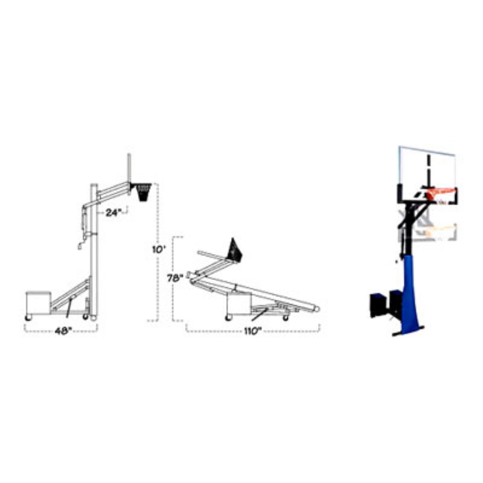 First Team RollaJam III Portable Basketball System