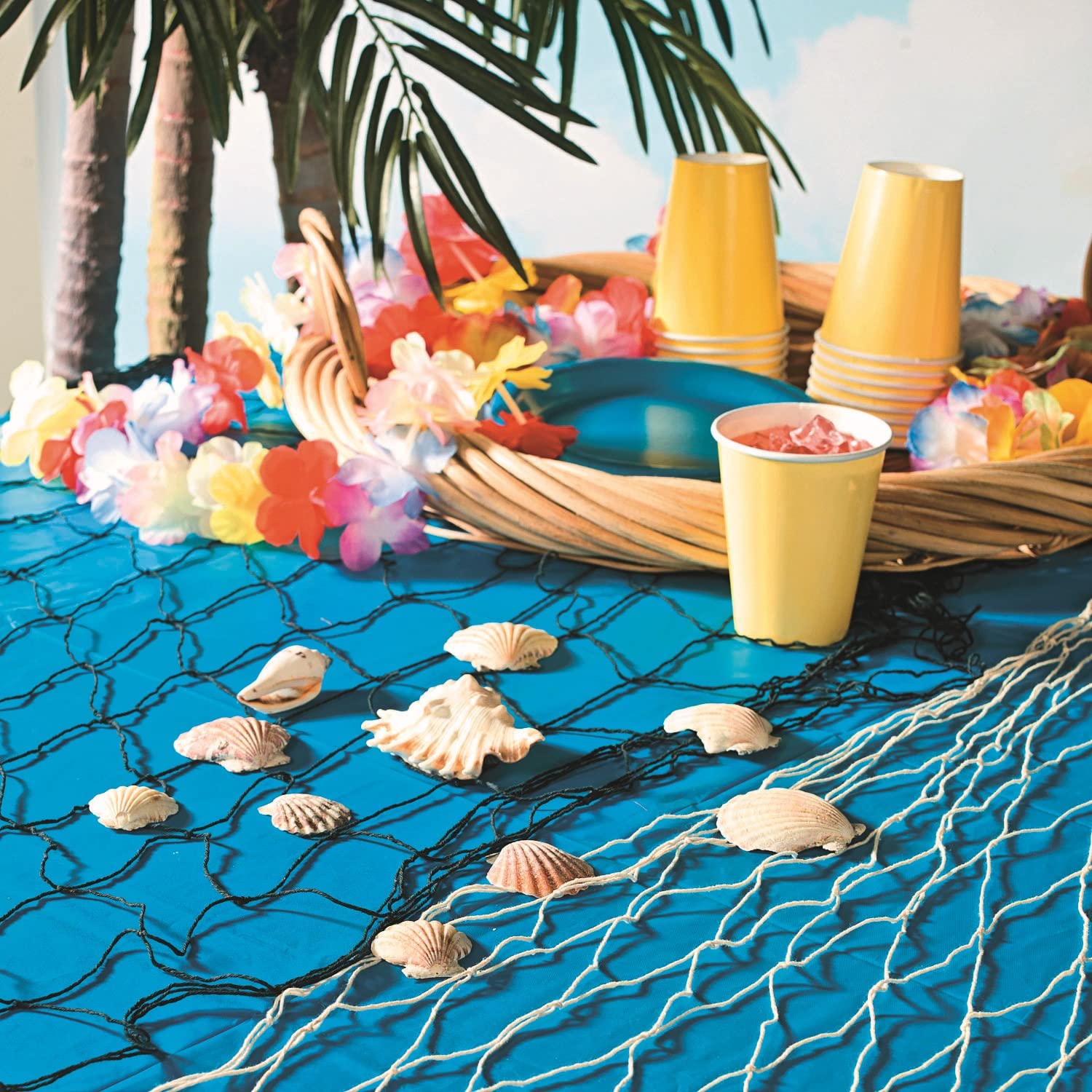 Fun Express Natural Fish Net Party Accessory (1, 1 LB), 1 Count