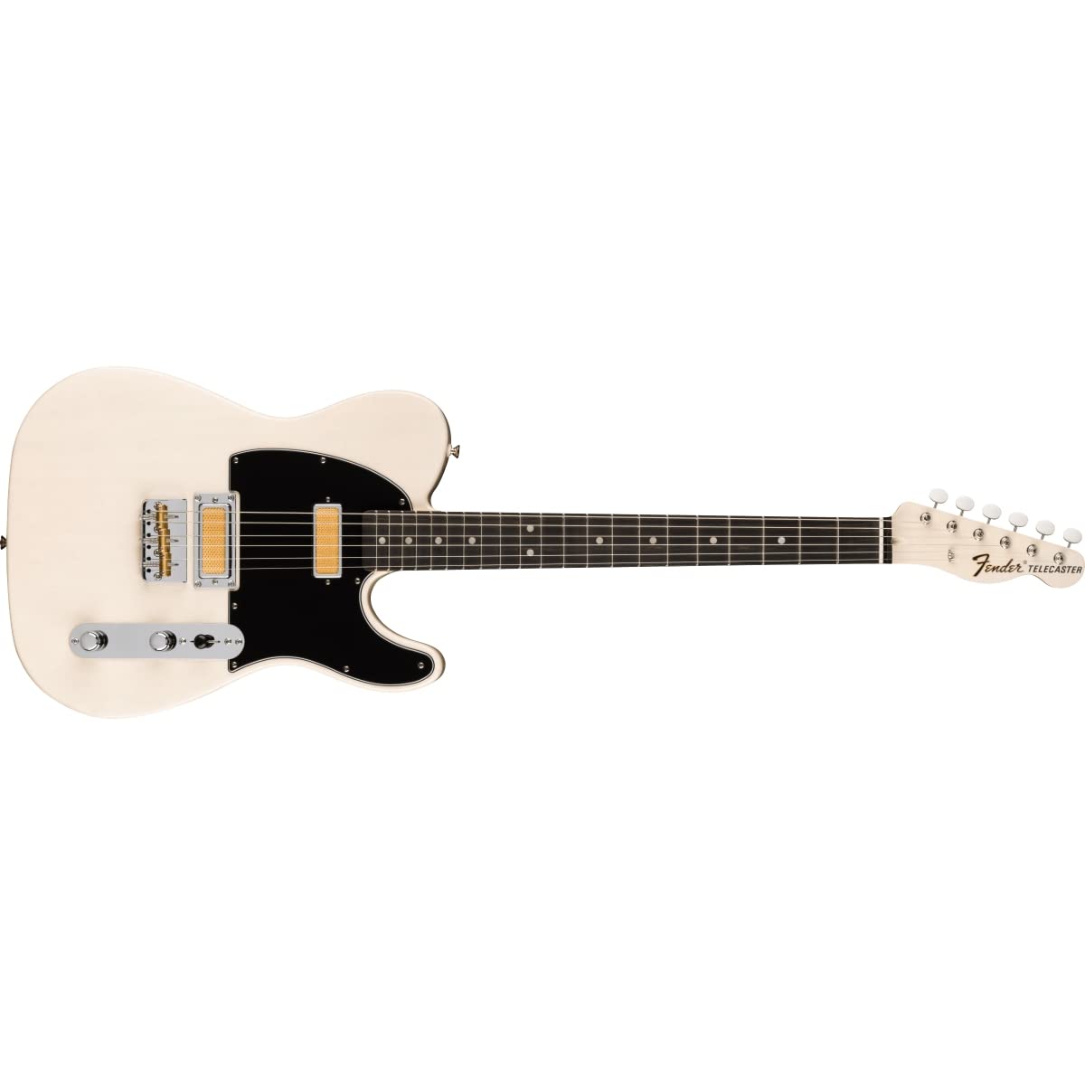 Fender Gold Foil Telecaster Electric Guitar - White Blonde