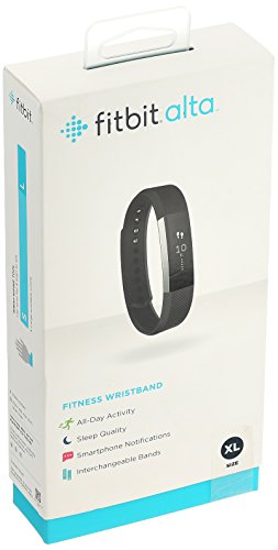 Fitbit Alta Fitness Tracker, Black, X-Large