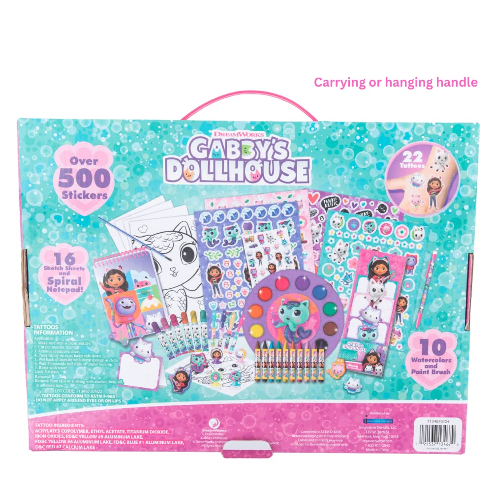Innovative Designs Nickelodeon Paw Patrol Creativity Fun Kids Art Set for Coloring, Painting, and Crafts