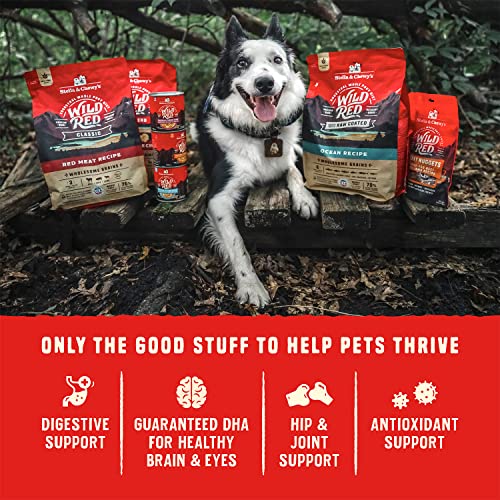 Stella & Chewy's Wild Red Dry Dog Food Raw Blend High Protein Grain & Legume Free Red Meat Recipe, 3.5 lb. Bag