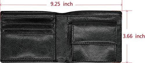 InterestPrint Mushrooms and Human Skulls Portable Leather Bifold Wallet, Slim Little Card Holder