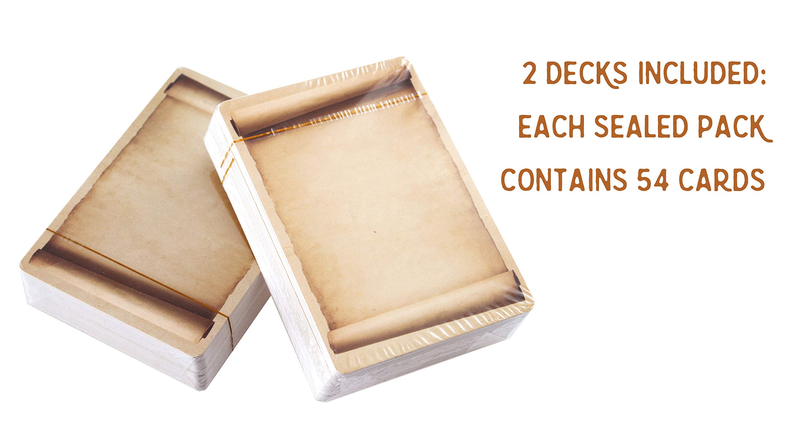 Forged Dice Co Blank Dry Erase Spellbook Card-Deck - Pack of 2 - Standard Card Style Fits Forged Dice Co Spell Card Books - Works Great for Making Custom D&D Spellbook Cards
