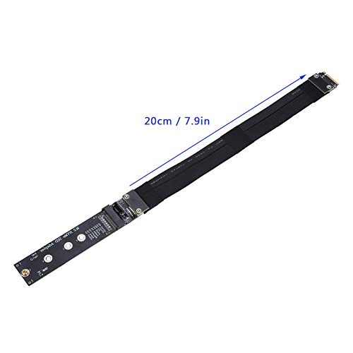 Jopwkuin M.2 NVMe Solid State Drive Extension Cable, Solid State Drive Extension Cable M.2 NVMe Solid State Drive Highquality for Disk for PCIE 3.0 x4 Full Speed