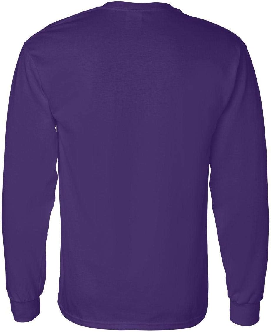 Gildan Longsleeve Heavy Cotton Shirt(Purple