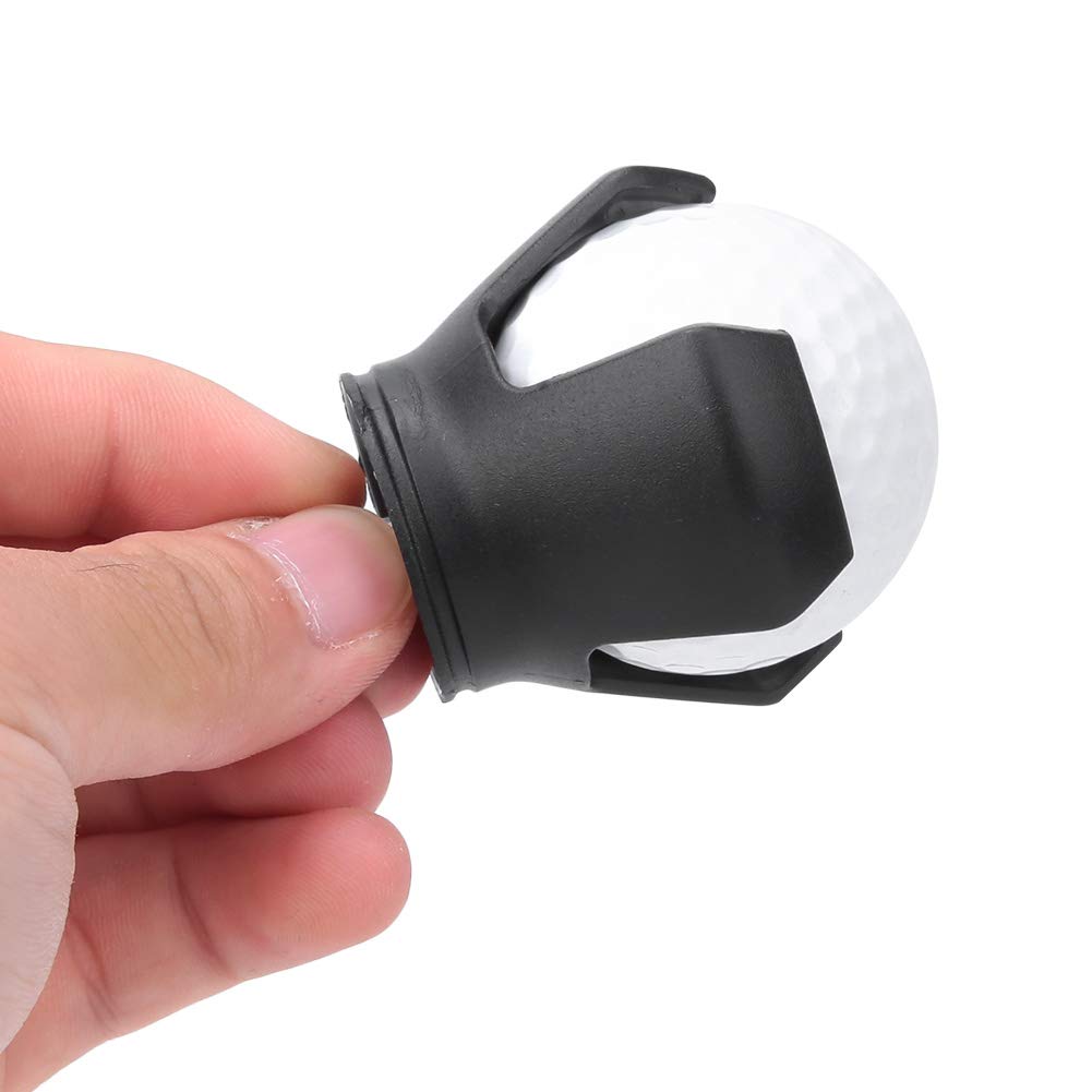 Golf Ball Pick Up Tool, Golf Putter Grip Golf Ball Retriever Putter Picker Made of Plastic Sucker for Golf Screws Tool, Golf Accessories Black for Men Women Golfer