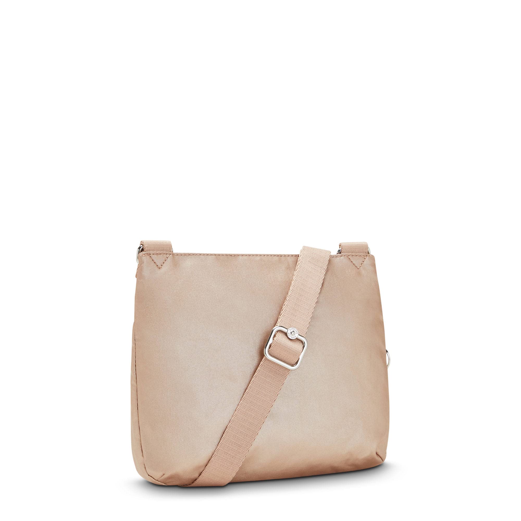 Kipling Emmylou Metallic Crossbody Bag Gold Charm Met