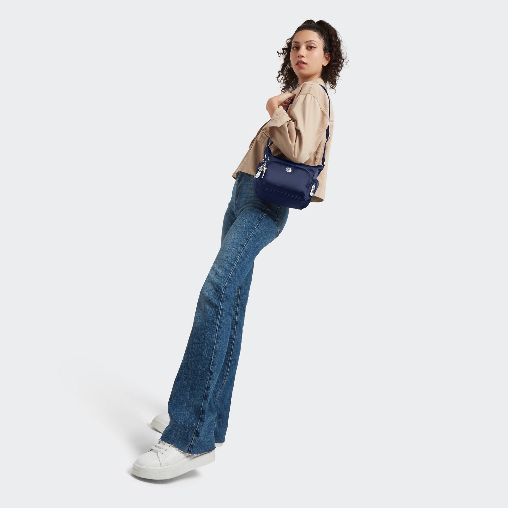 Kipling Gabbie Mini Crossbody Bag Cosmic Blue