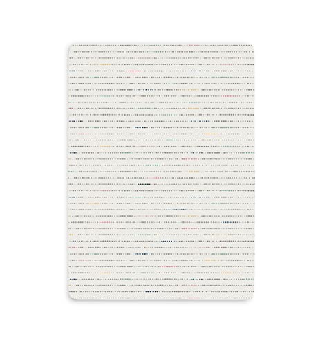 Makemake Organics Organic Playard Sheet GOTS Certified Organic Cotton Pack and Play Playpen Pack n Play Fitted Sheets Mini Crib Portable Breathable (26"X39", Pebble Pop)