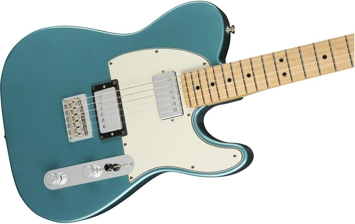 Fender Player Telecaster HH Electric Guitar, with 2-Year Warranty, Tidepool, Maple Fingerboard