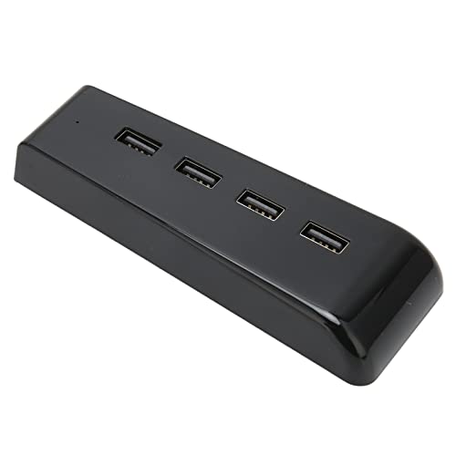 Jopwkuin USB 2.0 Extender, Black Plug and Play Easy USB Hub High Speed for Game Console for PC