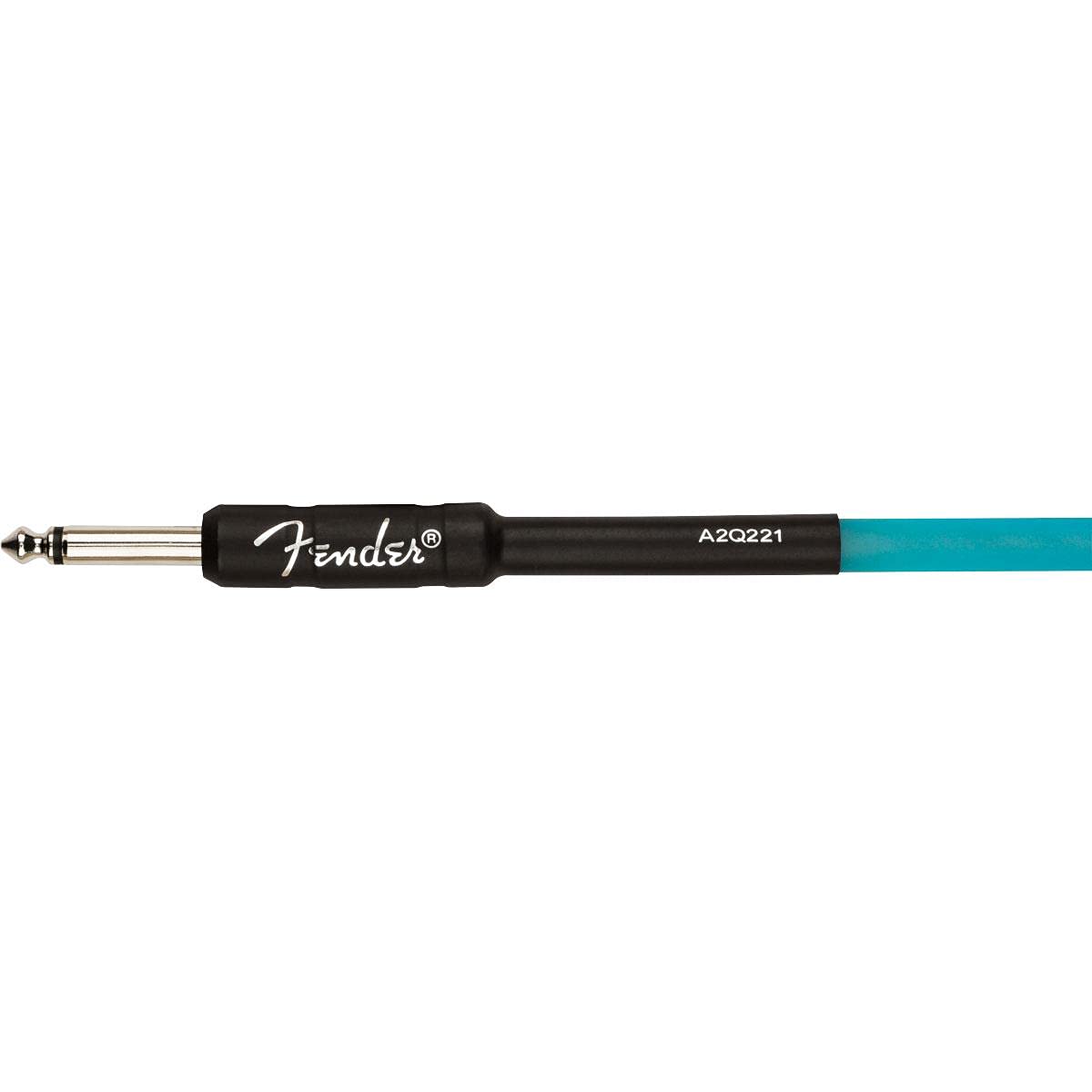 Fender 0990818108 Professional Series Glow in the Dark Blue Instrument Cable - 18.6 Feet