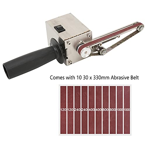 LiebeWH Belt Sander Electric Belt Polisher Adjustable Grinder Polishing Machine AC 110β240V for Grinding and Polishing Wood Acrylic(US Plug 795 (150W))