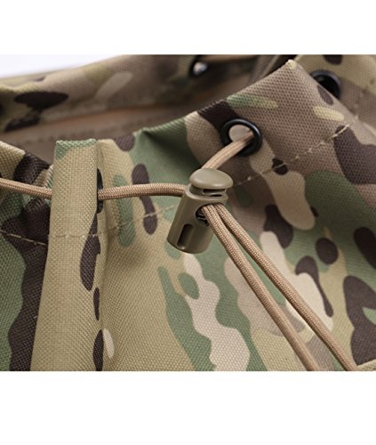 MLOLM Tactical Backpack Mini Military Rucksack Water Resistant Backpack for Mens 10L