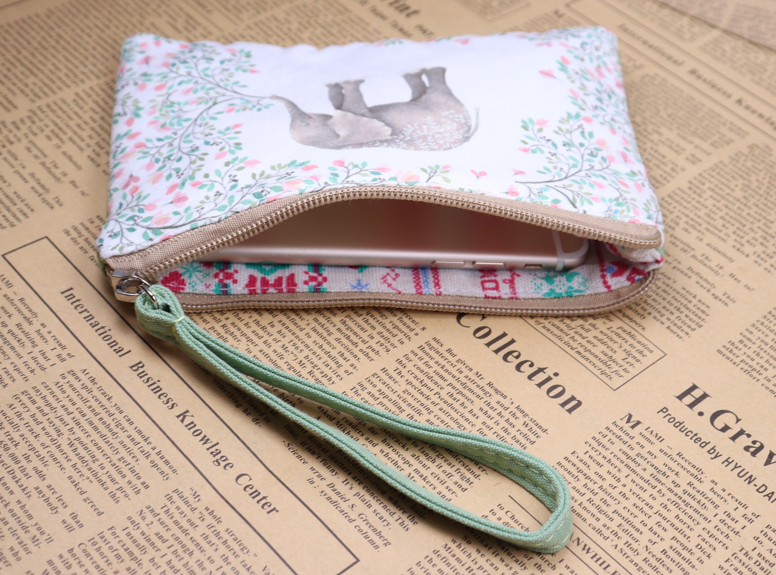 Elephant Gifts (Elephant Coinpurse + Bracelet) Thanksgiving Gift Christmas Gifts
