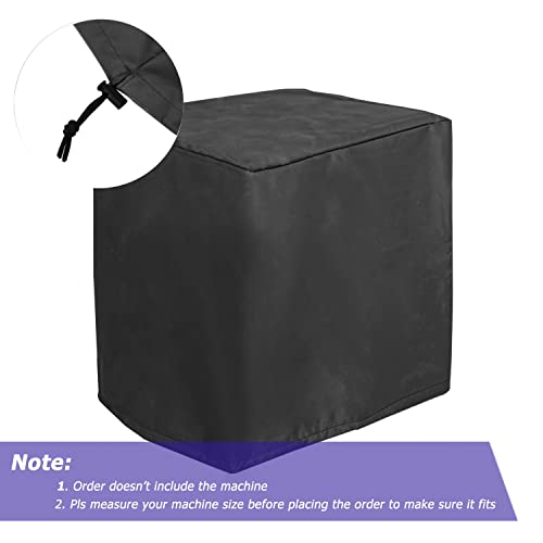 PASONIKA Ice Maker Cover, Countertop Appliances Ice Machine Cover, Dust Resistant Protector, Grey