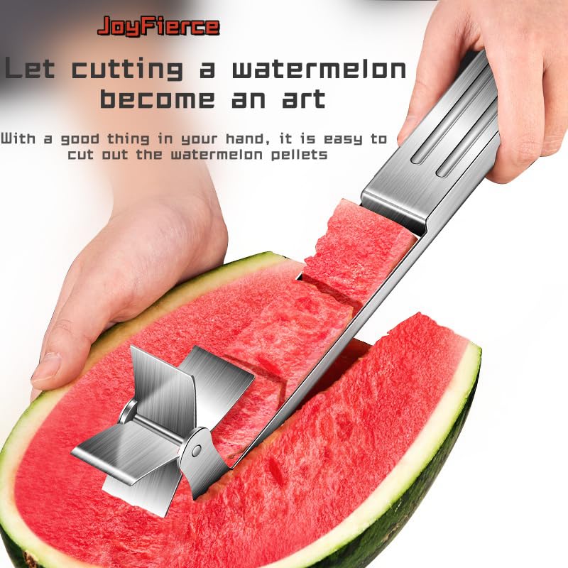 JoyFierce Watermelon Windmill Cutter watermelon cutter slicer tool Slicer 304 stainless steel Fruit knife Watermelon Quickly Cut Tool Kitchen Gadgets with