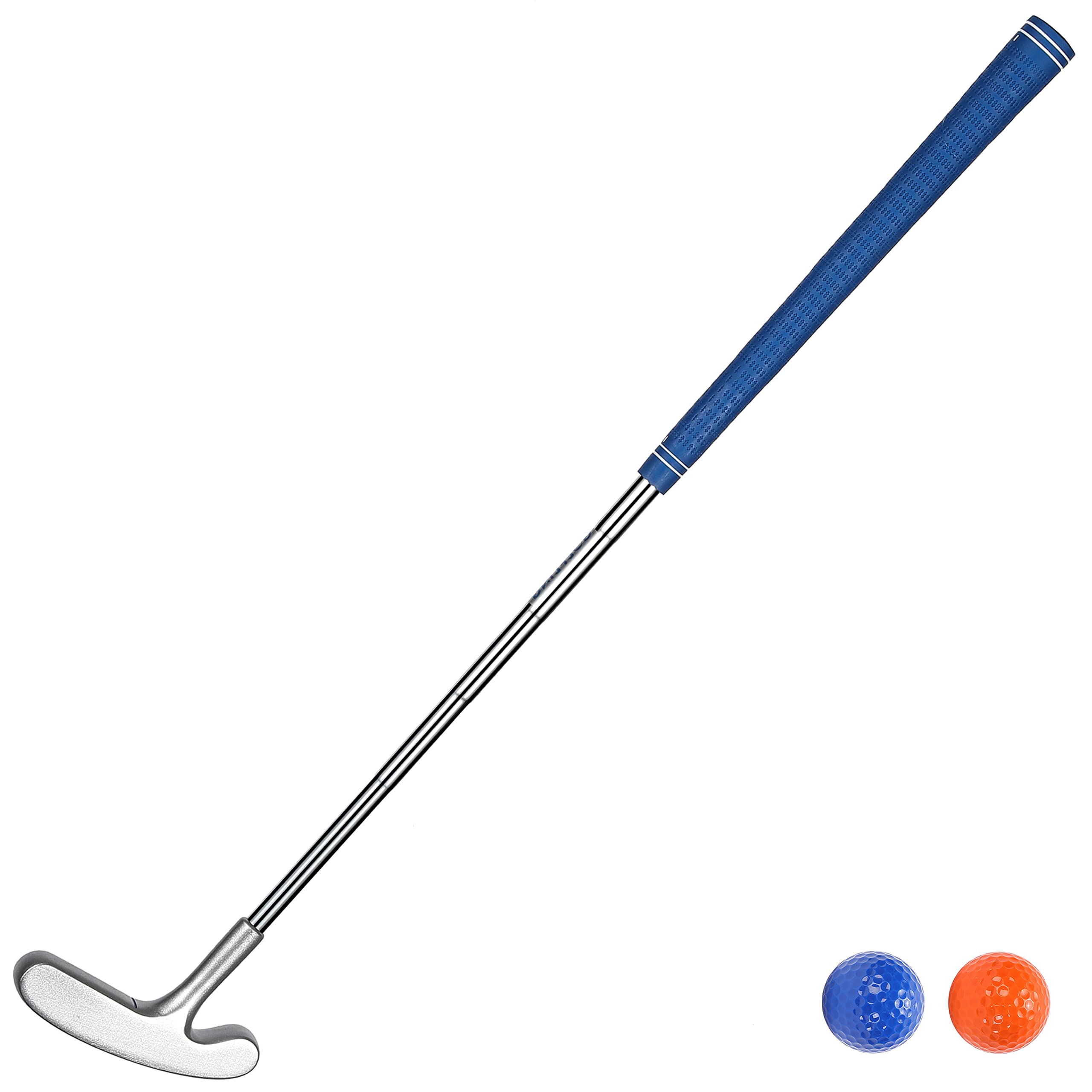 Golfling Golf Putter for Kids - 25 Inch Non-Moveable in Four Colors, Kids Putter for 5-7 Years, Two-Way with Two Balls