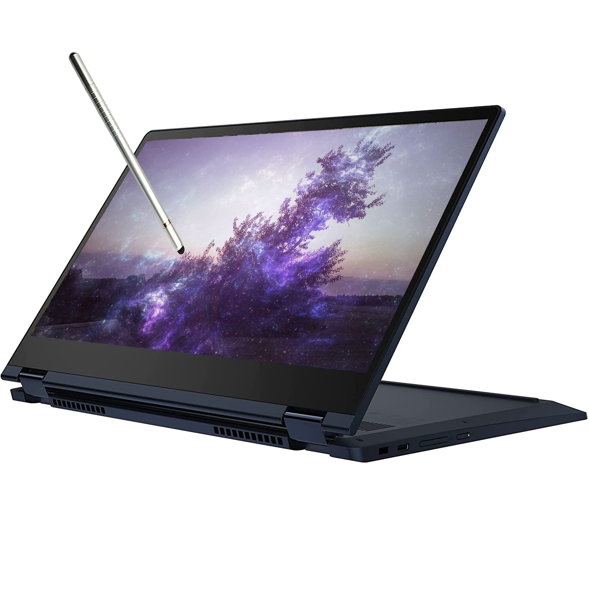 Lenovo 2022 IdeaPad Flex 5 2-in-1 13.3" FHD Chromebook Laptop Computer, Intel Core i3-1115G4, 8GB Memory, 256GB Storage, Stylus Pen, Chrome OS, Abyss Blue