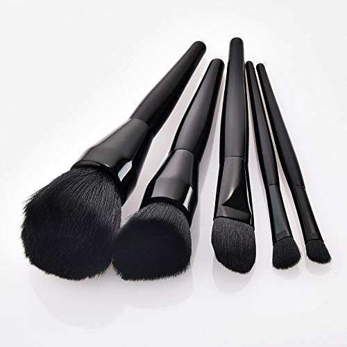 Mens Wet Hair Brush Tools Foundation Eyeshadow Makeup Brush Cosmetic Sets Wooden 5PCS Eyebrow Brush Brush The Good Place Merchandise