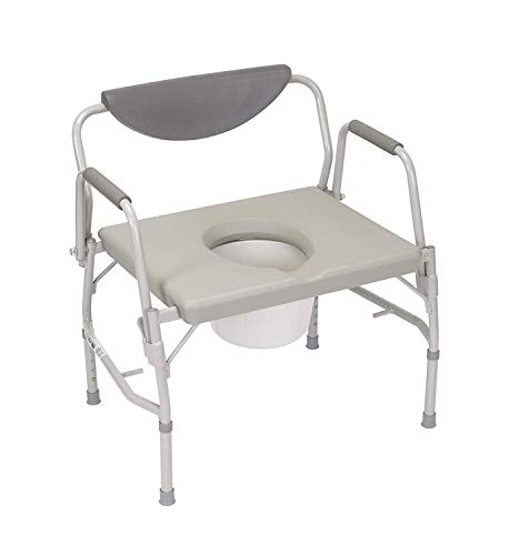 Drive Medical Commode, 1 Count (Pack of 1), Grey
