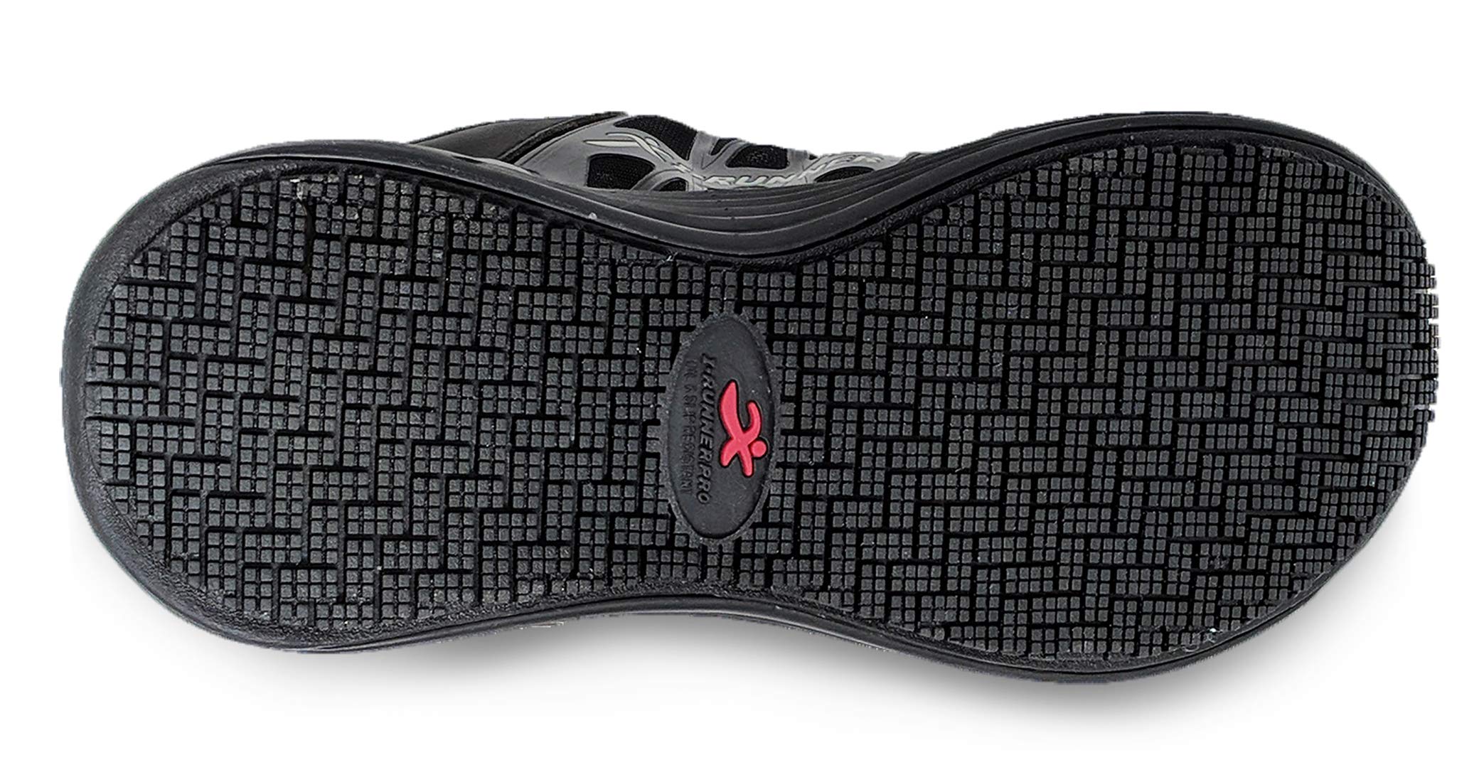 I-RUNNER Woman Pro Series Black Leather/Mesh 8 Wide (D) US