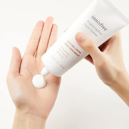 innisfree Tangerine Brightening & Pore Caring Cleanser Face Wash, 5.29 Ounce (Pack of 1)