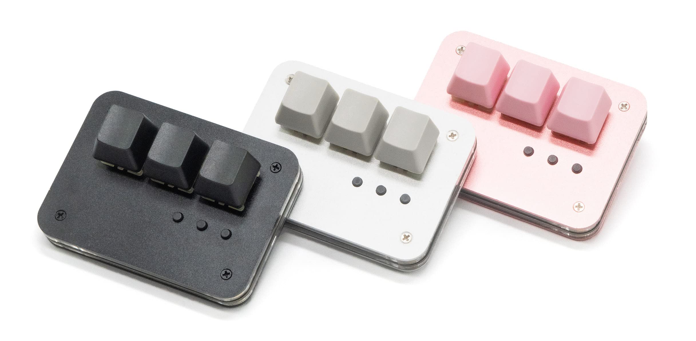 Momokai Tap Trio - 3 Key Mechanical Hot-swappable Macropad (Starlight)