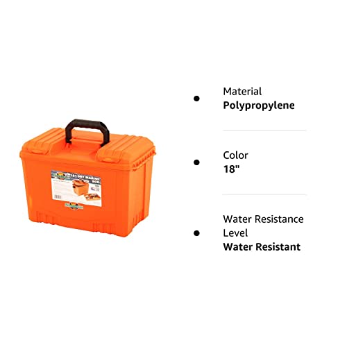 Flambeau Outdoors 1809 Marine Dry Box, 18", Orange