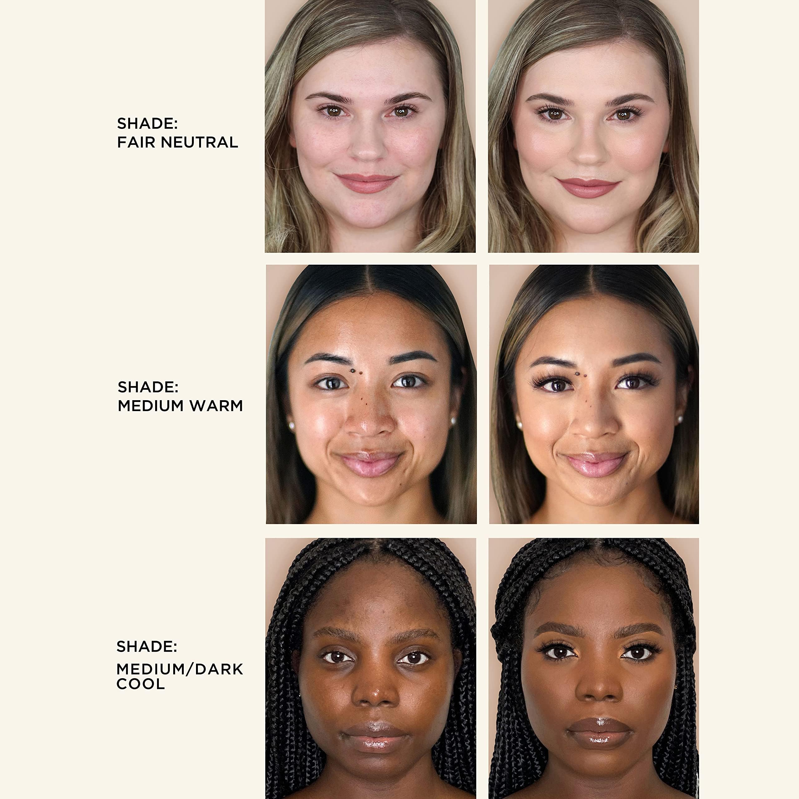 HALEYS Full-Coverage Concealer Set (Tan-Warm): Re-wind Blurring Full Coverage Concealer, Brighten, Reduce dark circles and fine lines, Longwear, Lightweight, Re-mix Makeup Sponge, Smooths, Blurs