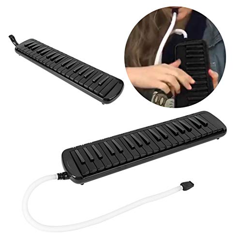 F‑37s Melodica 37 key Blowpipe Mouthpiece Piano Keyboard Pianica Built In Keyboard Wind Musical Instrument Suitable for Beginner Practice(Red)