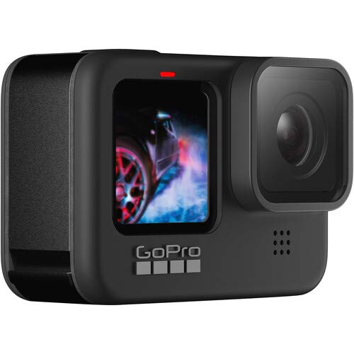 GoPro HERO9 Hero 9 Black Action Camera with The Starter Accessory Bundle - includes: 2X Spare Rechargeable Li-Ion Batteries + Underwater Housing & Much More