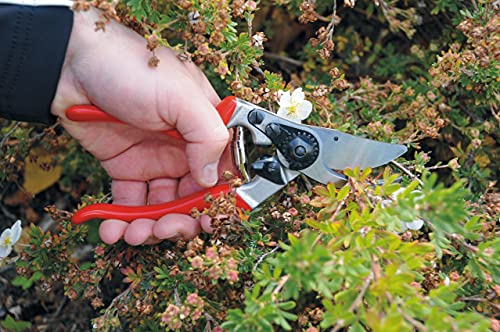 Felco Pruning Shears (F 9) - High Performance Swiss Made One-Hand Left-Handed Garden Pruners