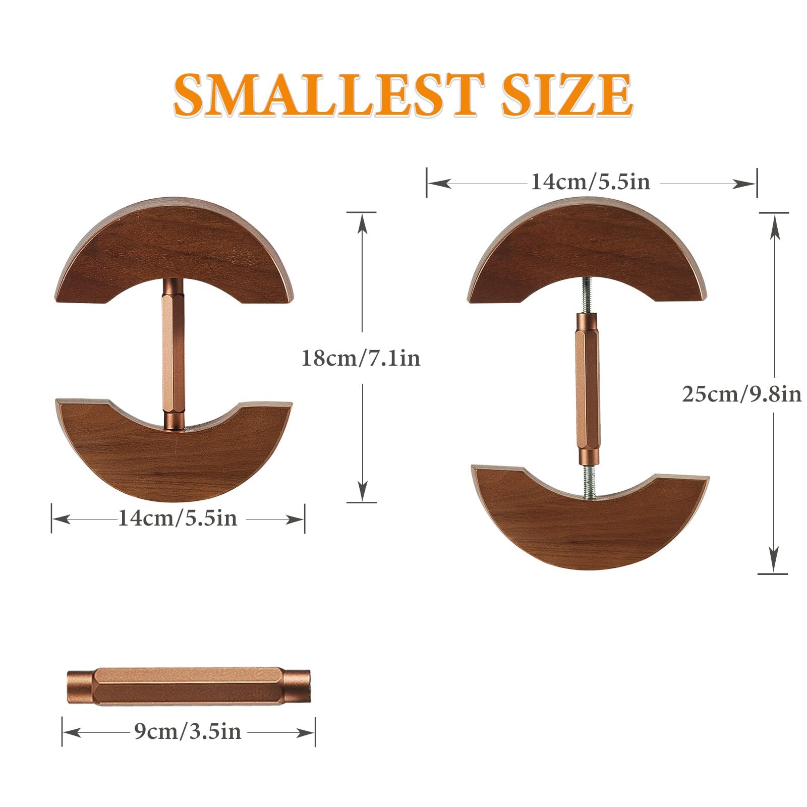 Frijpack Hat Stretcher One Size Heavy Duty Hat Shaper Hat Brim Bender for Fitted Hat for Men Baseball Caps Cowboy Fedora Red