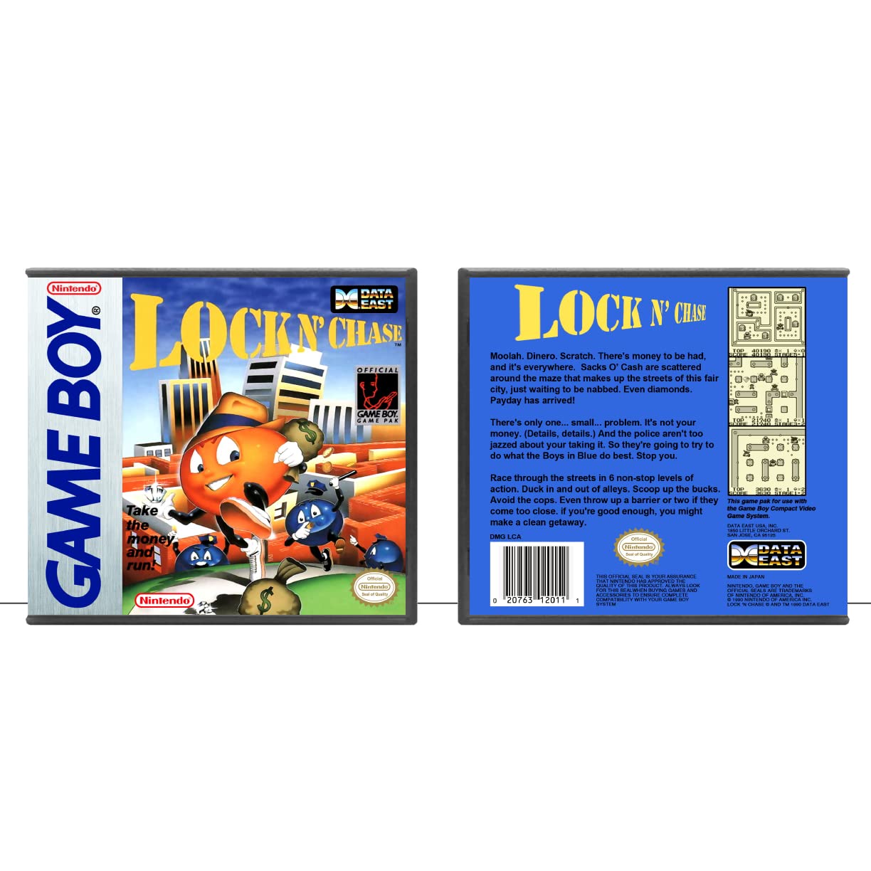 Lock 'n' Chase | (GB) Game Boy - Game Case Only - No Game
