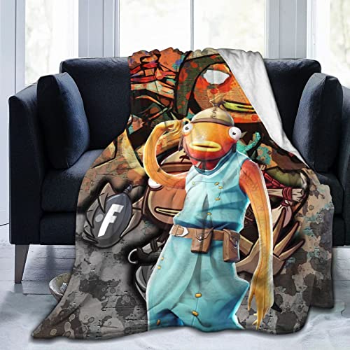 Game Blanket 3D Printing Super Soft Flannel Blanket Anime Warm Throw Blanket Fashion Sofa Bedding 3-50"x40"
