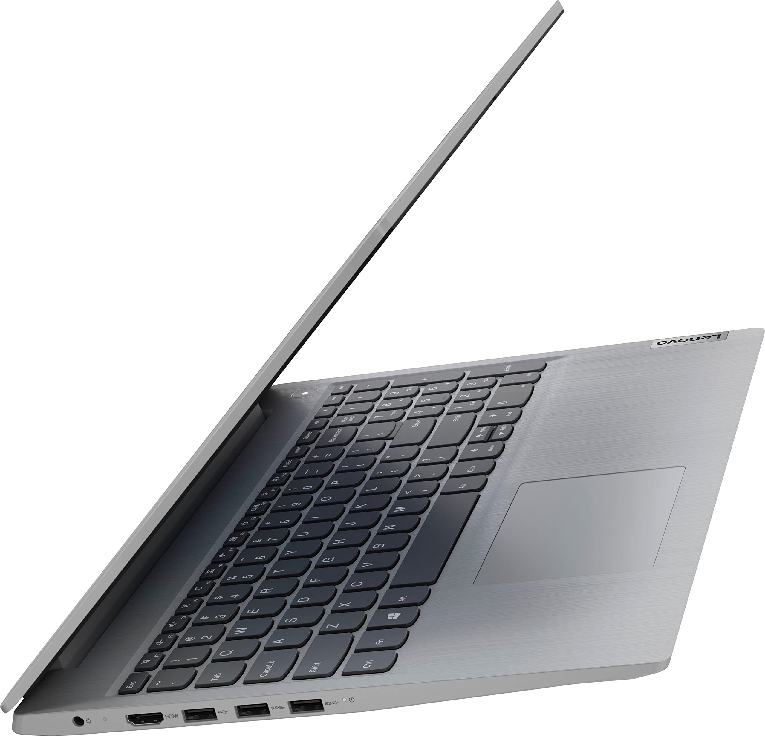 Lenovo IdeaPad 3i 15.6" Touchscreen Laptop Computer, Intel Core i3-1115G4 (Beat i5-10210U), 8GB DDR4 RAM, 256GB PCIe SSD, WiFi 6, Bluetooth 5.0, Platinum Grey, Windows 11 S, BROAG Extension Cable