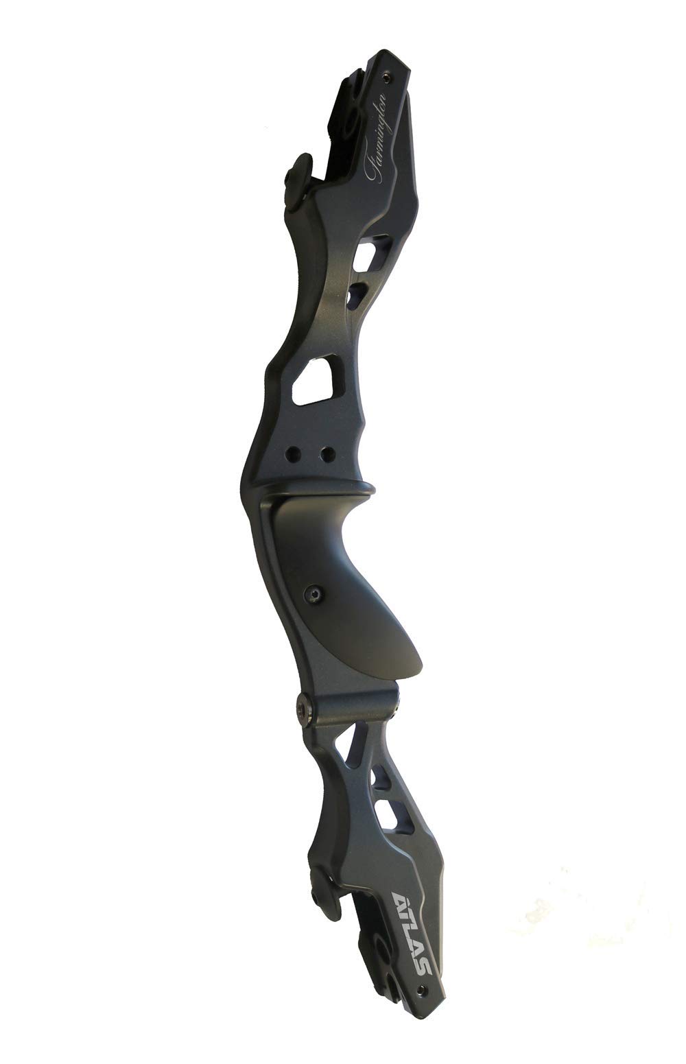 Farmington Archery 19" Atlas T6 Aluminum Machined CNC ILF Riser/Right Hand/Matte Black