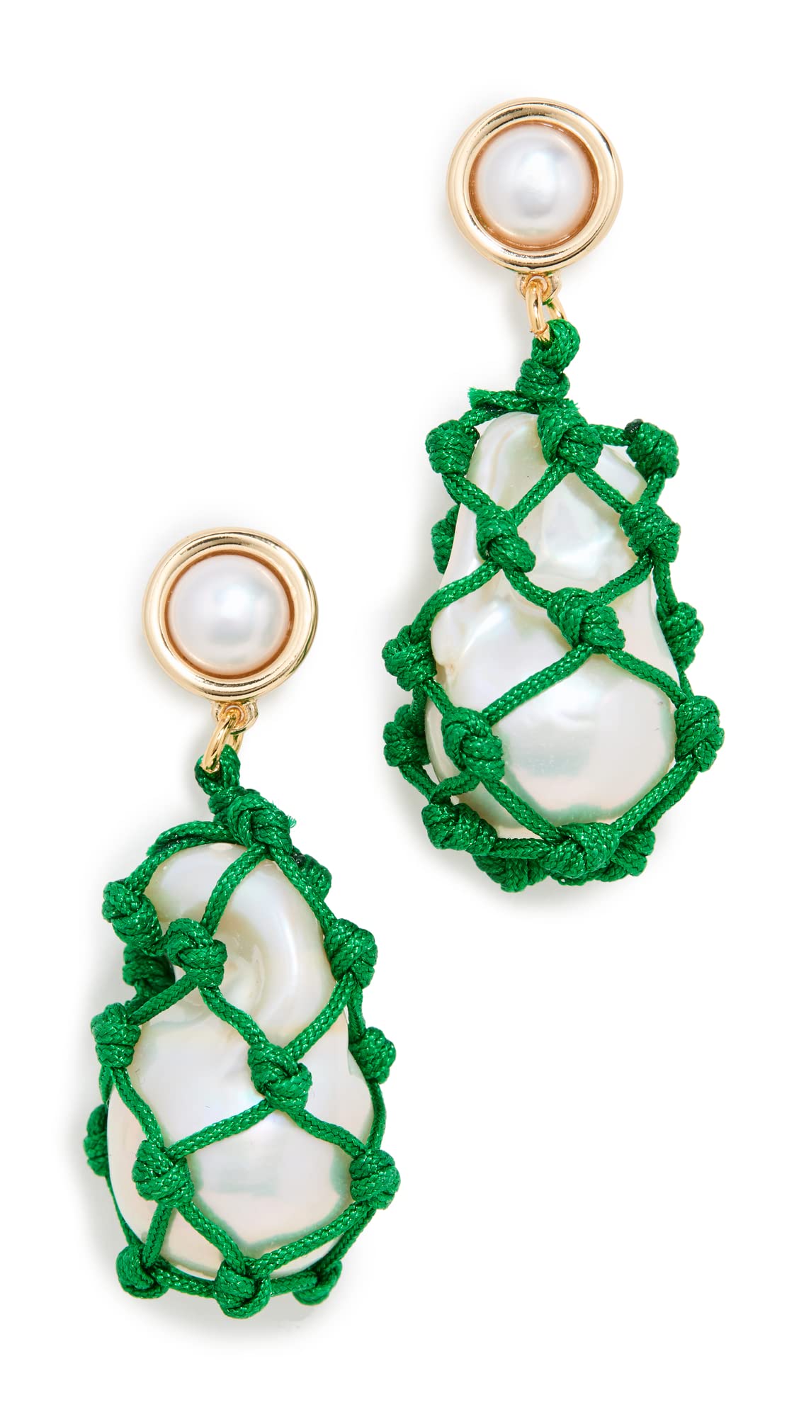 Eliou Women's Marigold Earrings, Green, One Size