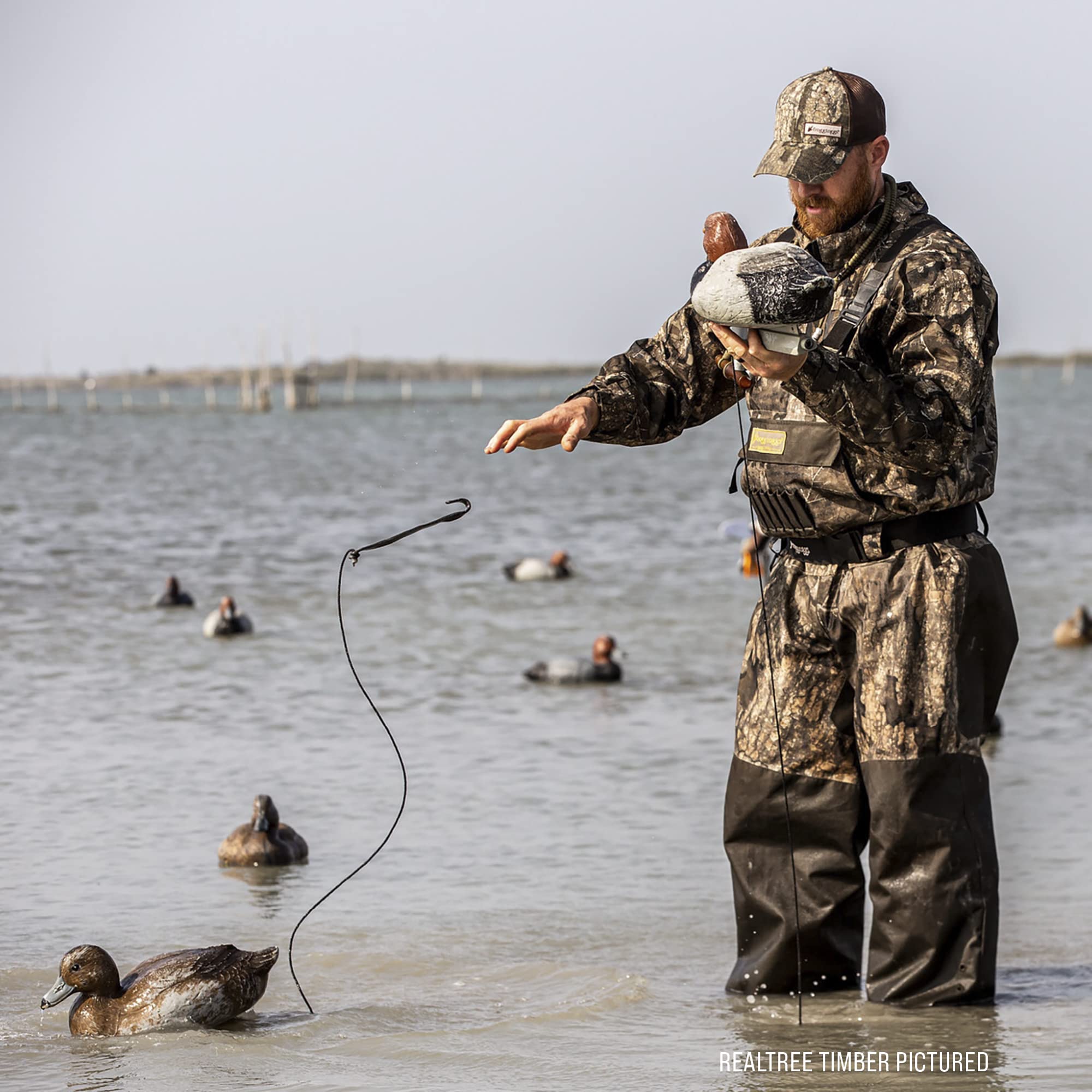 FROGG TOGGS Men's Legend 2-N-1 Hunting Wader with Zip in/Out Primaloft Liner