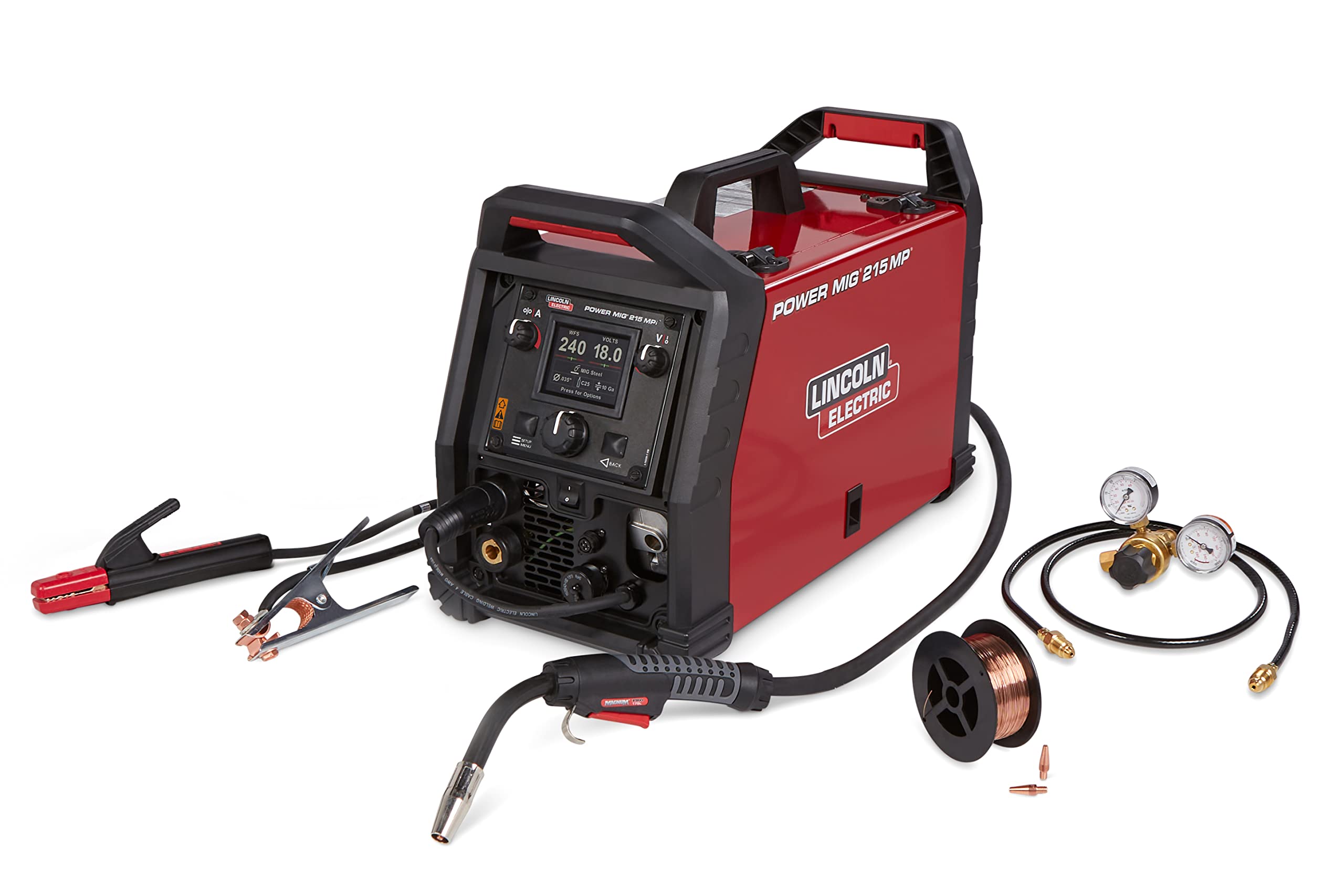 Lincoln Electric K4877-1 POWER MIG 215 MPi Multi-Process Welder Aluminum One Pak