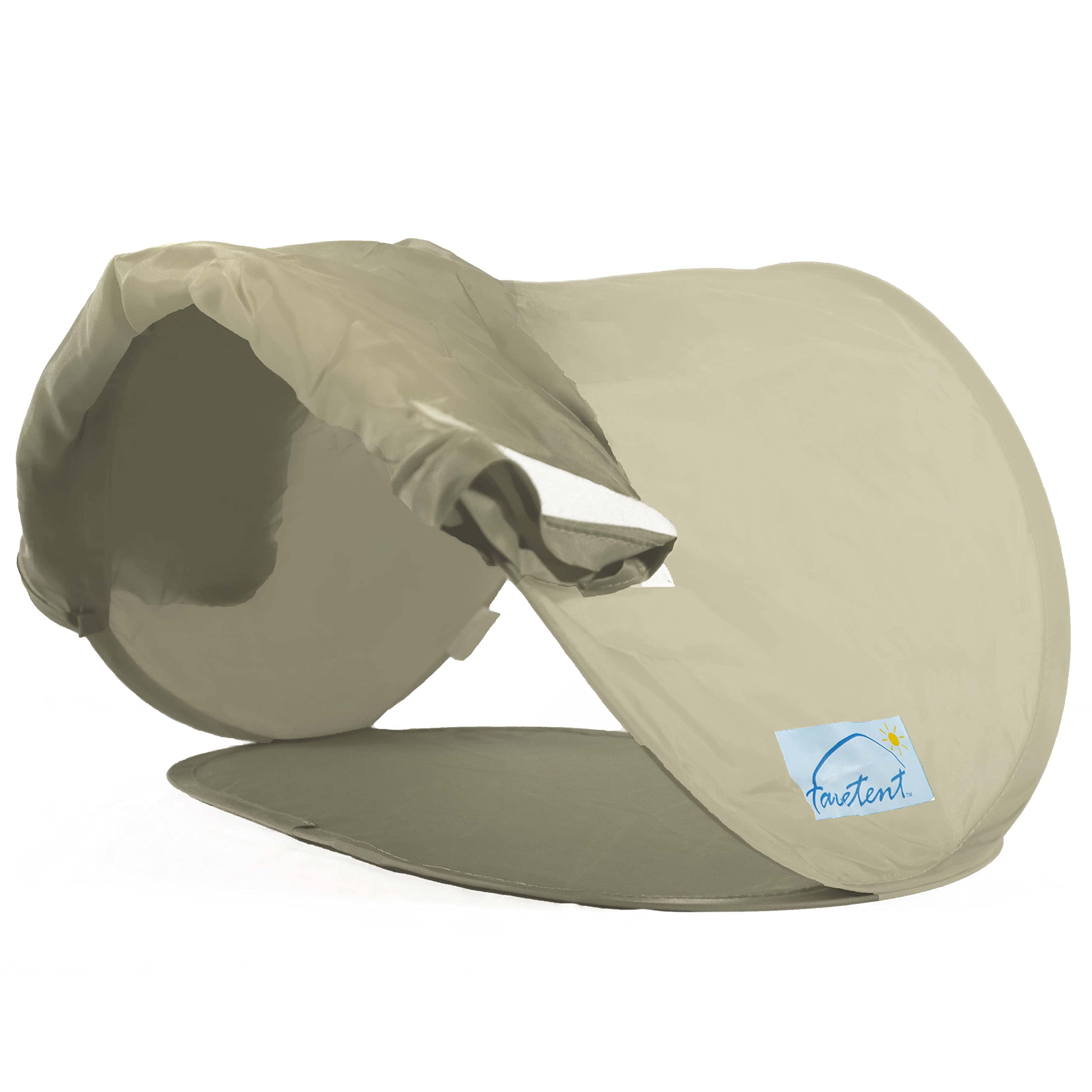 FACETENT Mini Sun Shelter Tent for Face, Head Pop Up Canopy, Poolside Tent for Face, Beach Sun Shelters, face shelter, Sun Canopy for Face, Head Pop Up Canopy (Taupe)