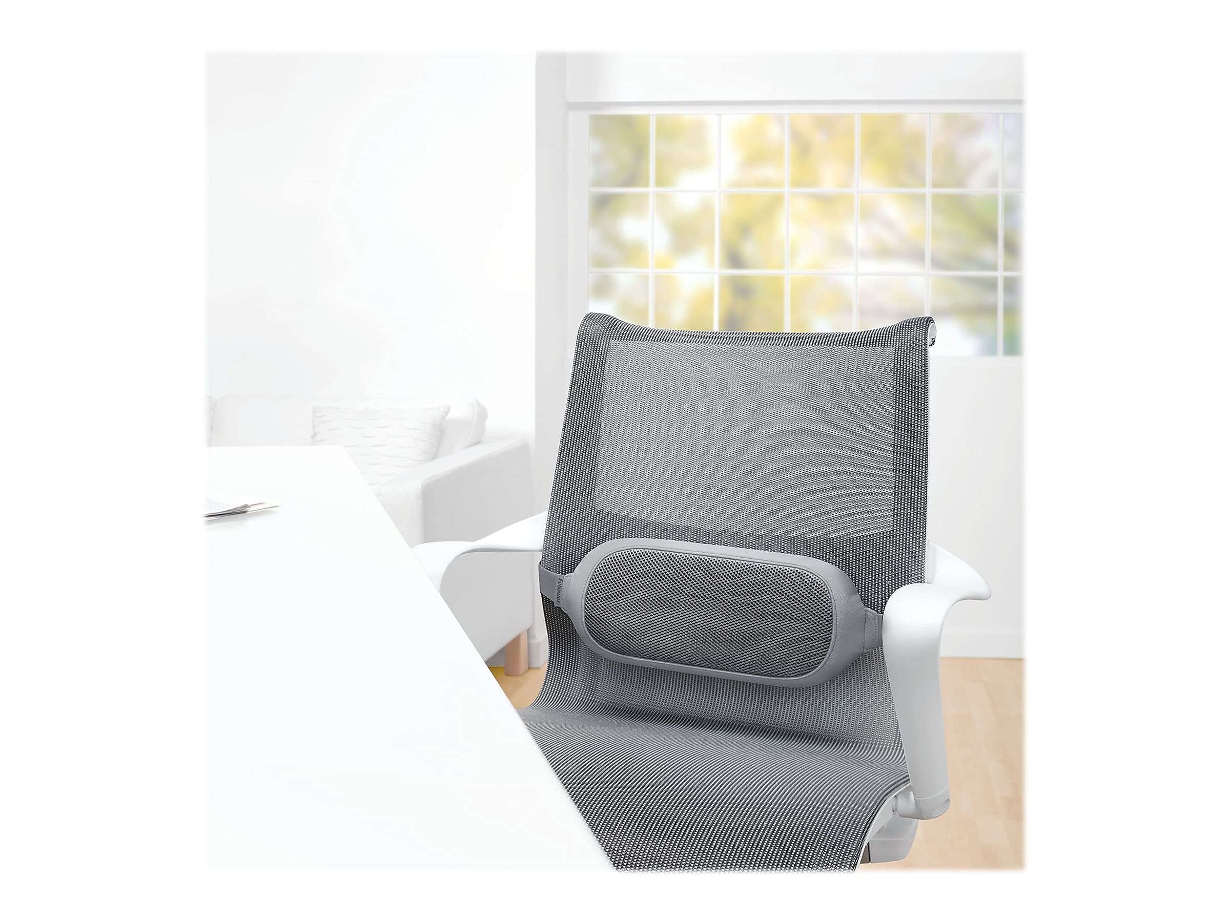 Fellowes® I-Spire Series Lumbar Cushion, 2.56" x 13.38" x 6.06", Gray