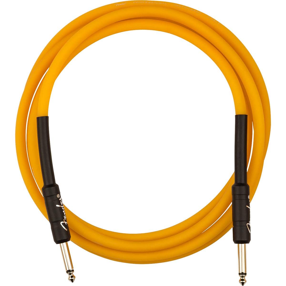 Fender Professional Series Glow in the Dark Instrument Cable, Straight/Straight, Blue, 10ft