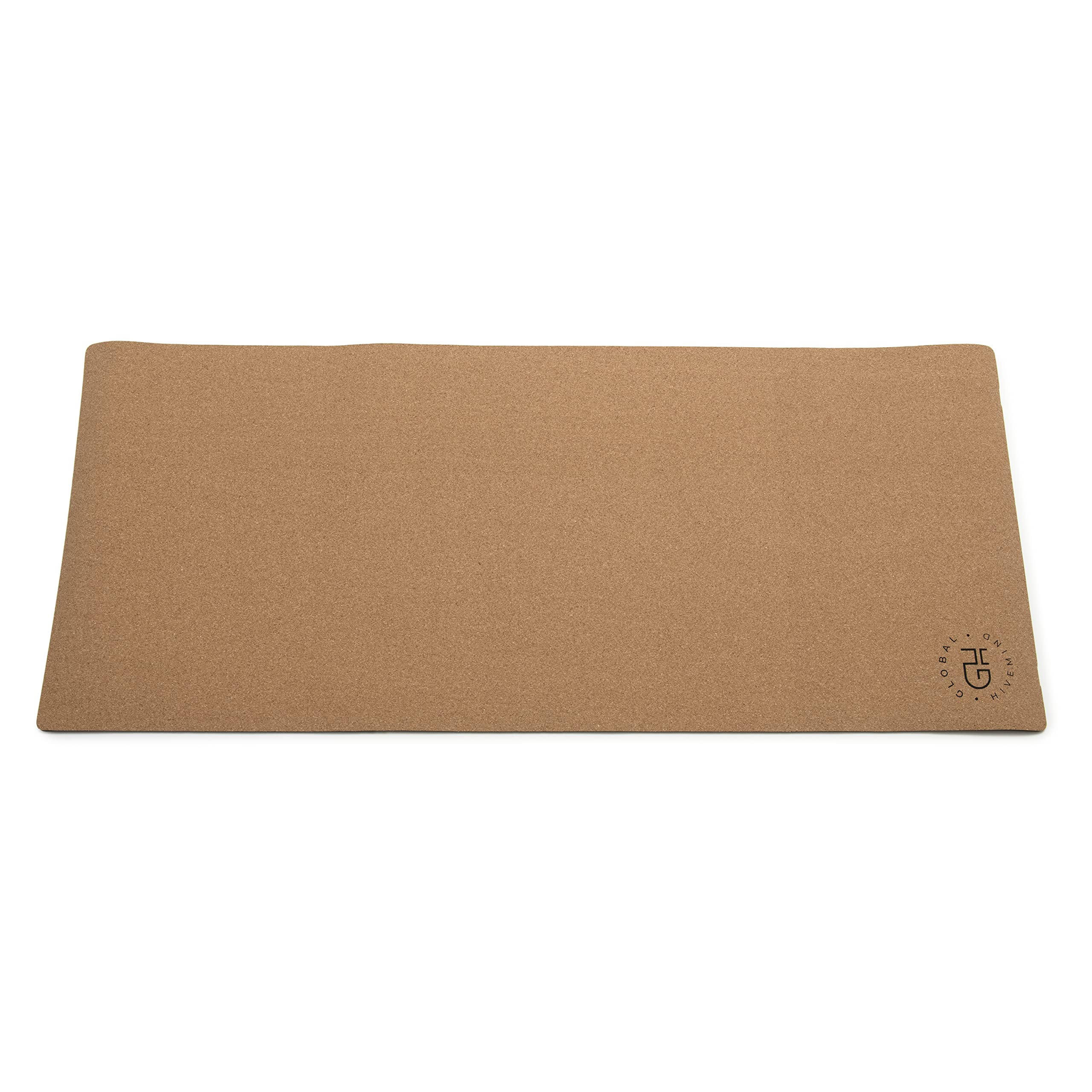 GLOBAL HIVEMIND Cork Guitar Work Mat and Neck Rest in Storage Bag - Complete with Picks, String Winding Tool and Polishing Cloth