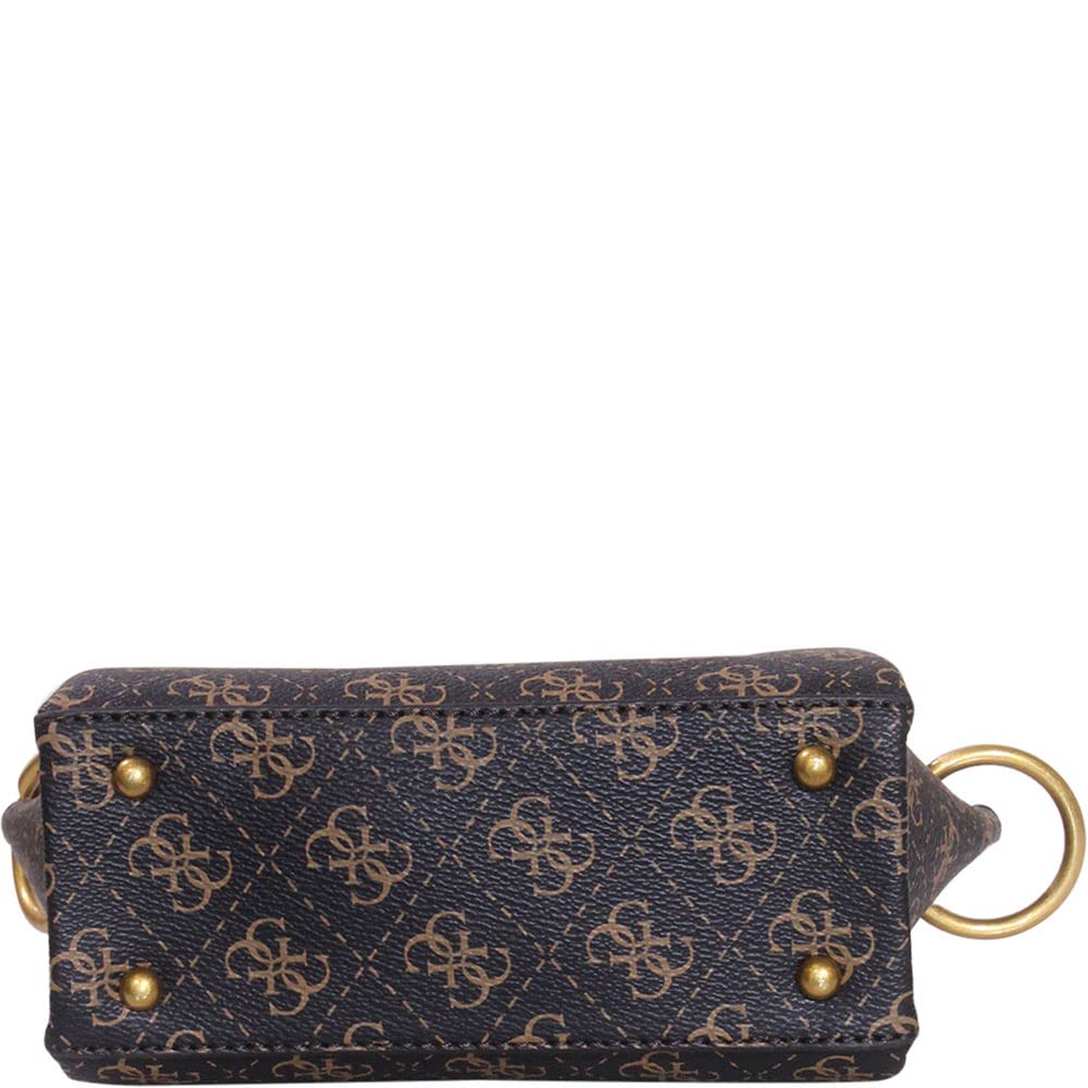 GUESS Zed Mini Girlfriend Carryall Brown Logo One Size