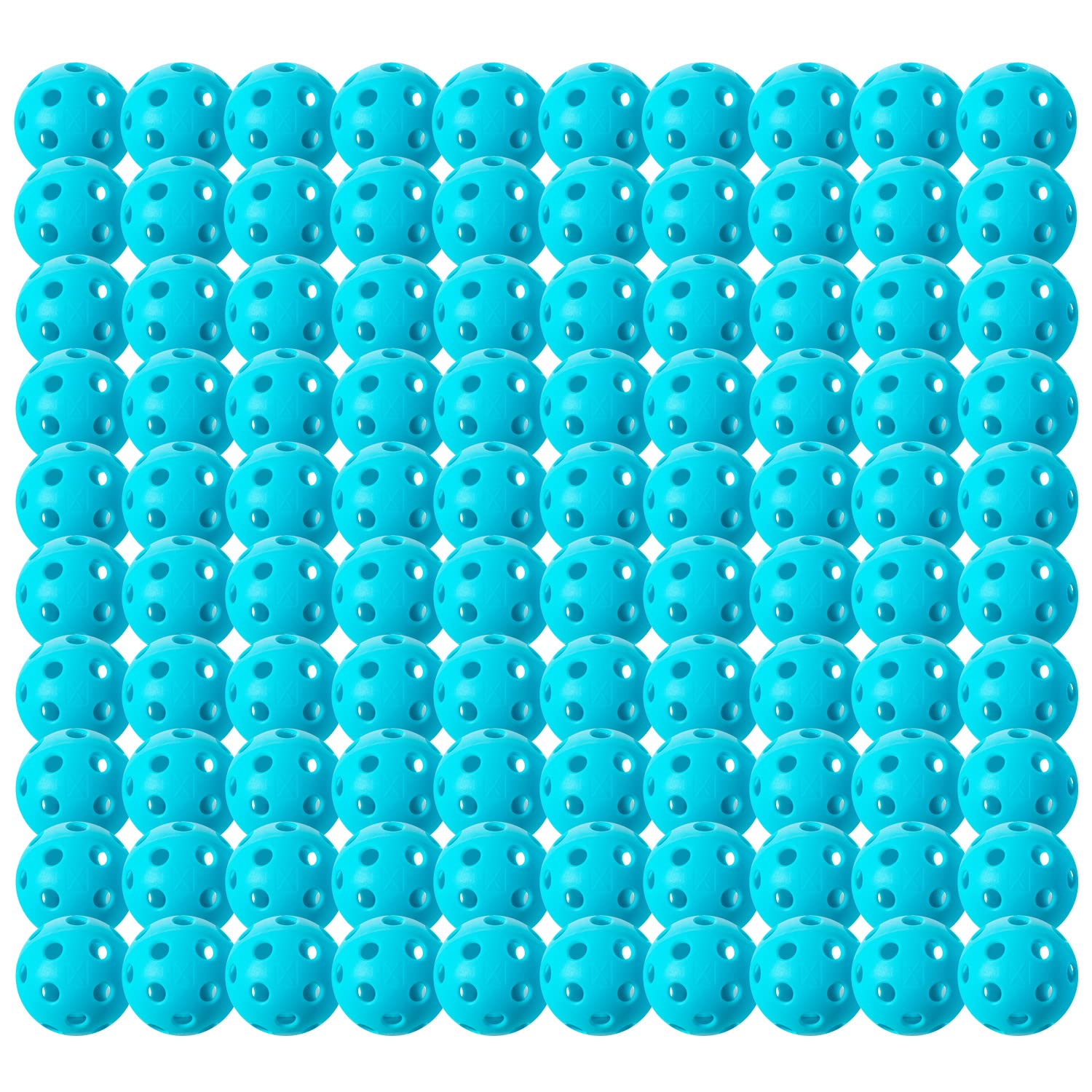 Franklin Sports X-26 Indoor Pickleballs - Bulk Indoor Court Pickleball Balls - USA Pickleball (USAPA) Approved Tournament Pickleballs - Bulk 100 Pack Inside Pickleballs - Blue