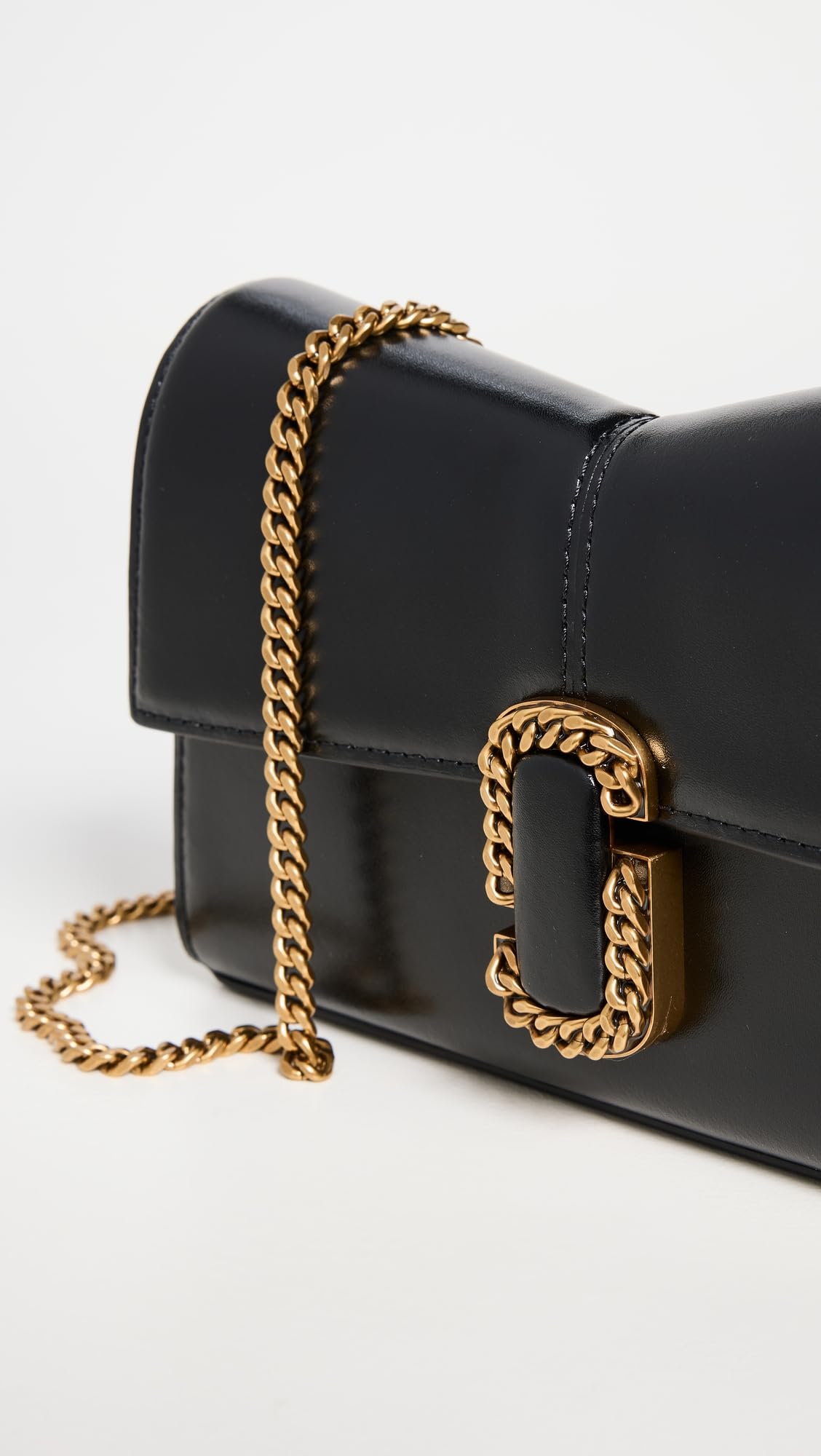Marc Jacobs The St. Marc Chain Wallet, Black